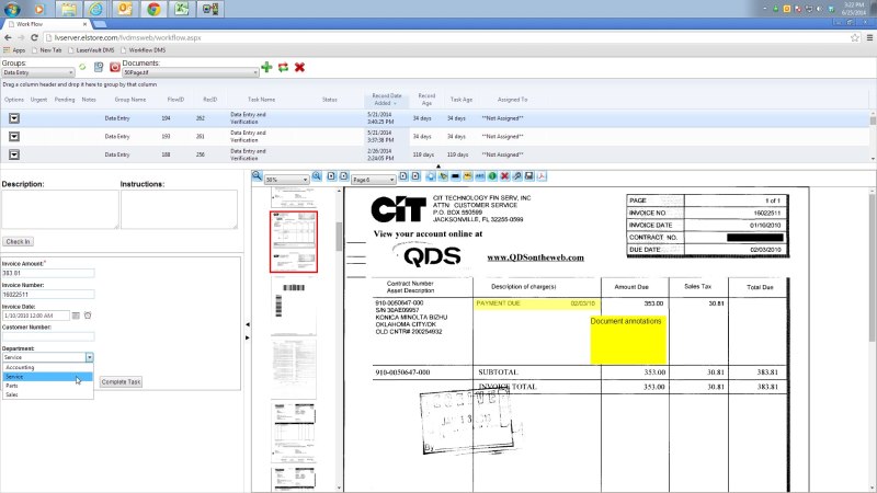 DMS Workflow Universal Client screen 800x450 - LaserVault